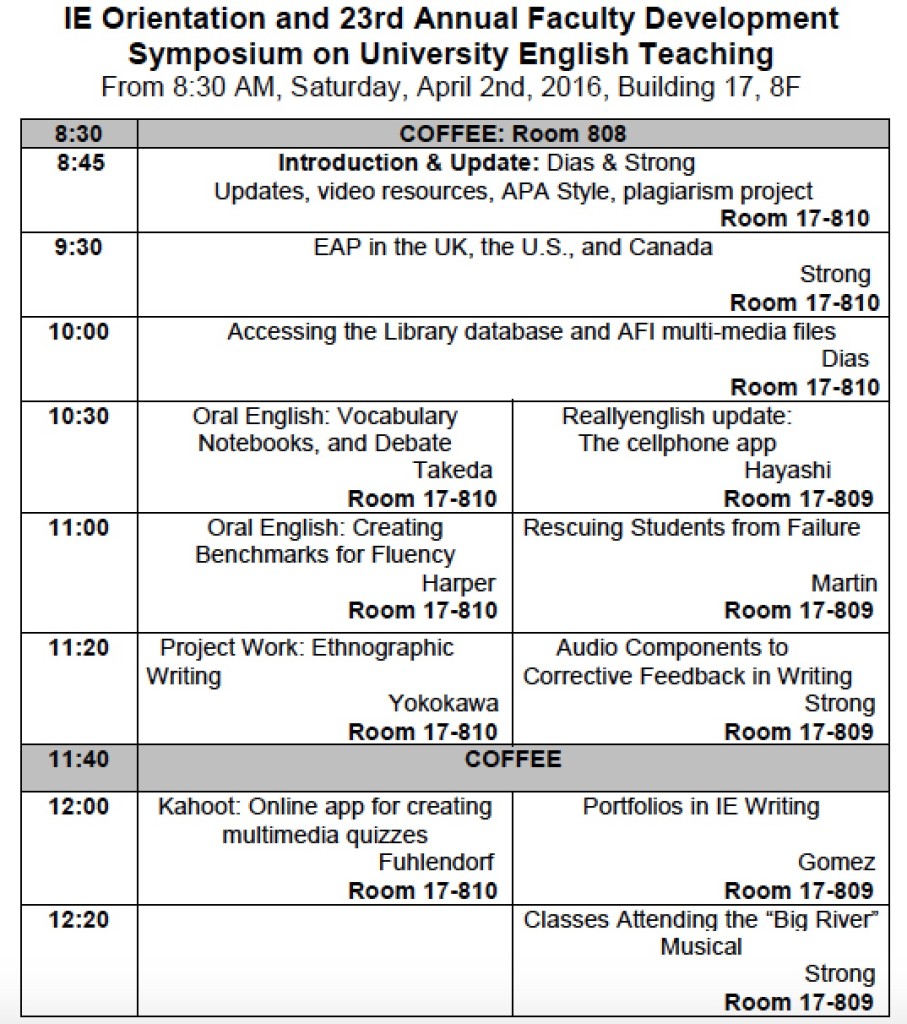 23rd Annual IE Program Orientation for Teachers | AGU Integrated English