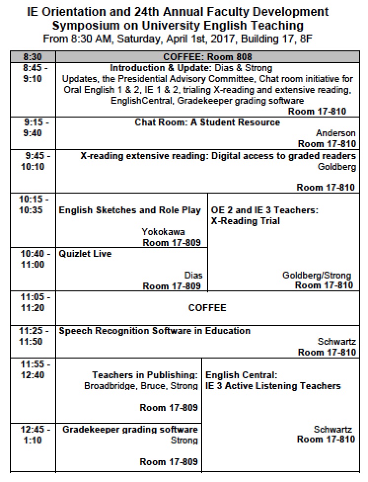 IE Program Teachers’ Orientation 2017 | AGU Integrated English