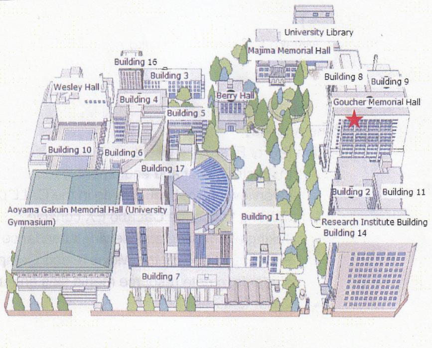 Campus Map and Key Information | AGU Integrated English